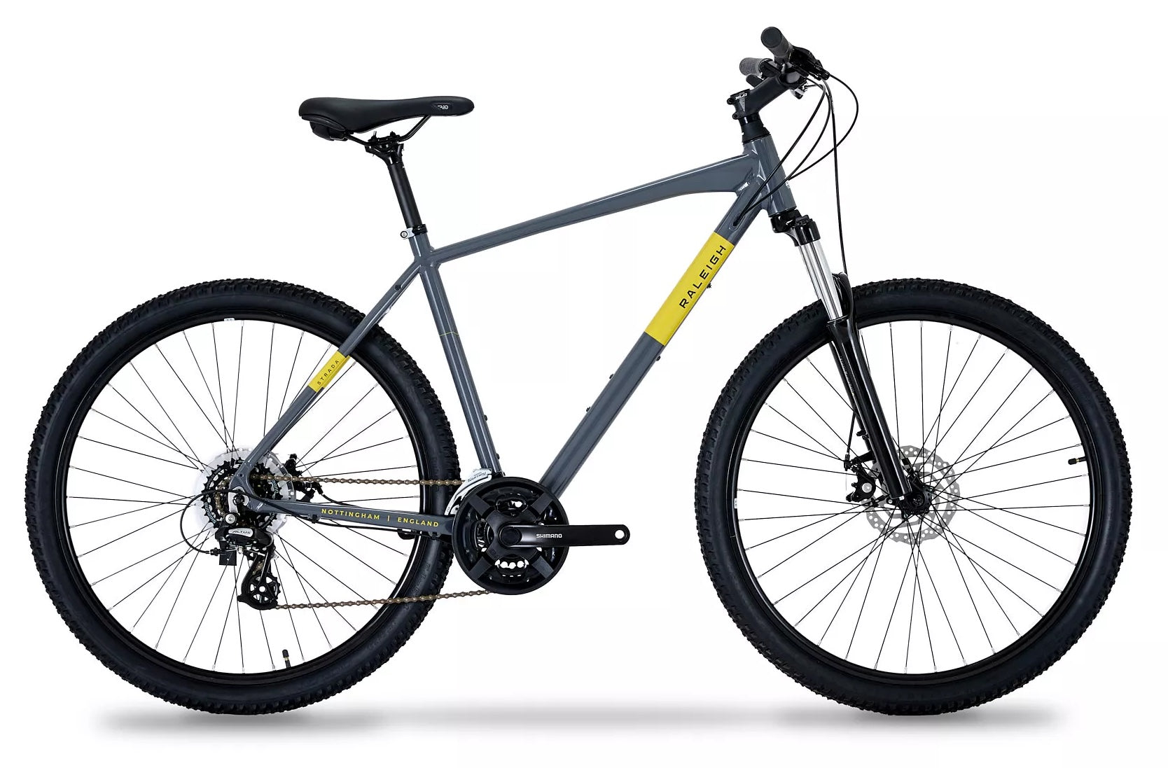 Raleigh Strada X Grey 2025 Mountain Bike – Les's Cycles